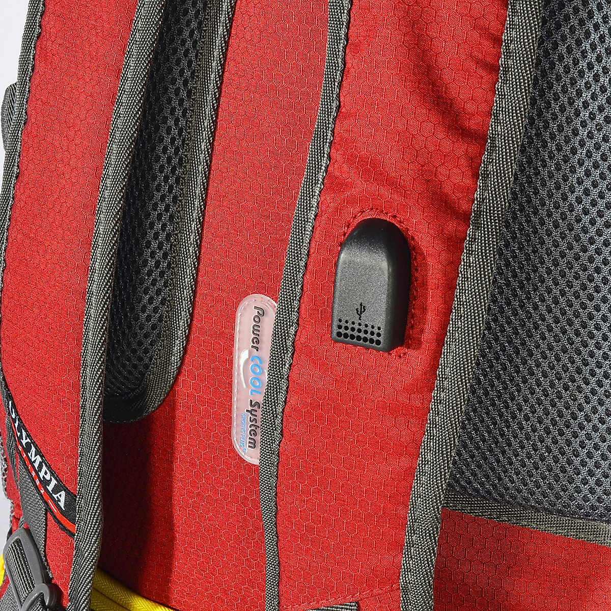 Olympia U.S.A. Huntsman 19" Outdoor Backpack (25l) Backpack, Red+Yellow