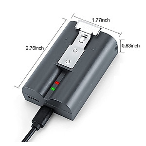 Hubei V4 Rechargeable Battery Replacement for Video Doorbell 2/3/4, Video Doorbell 3 Plus,Stick Up Cam Battery (2nd & 3rd Gen) and Spotlight Cam Battery(3.65V 6040mAh)