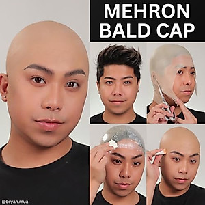 Mehron Makeup Premium Character Kit (Bald Cap)