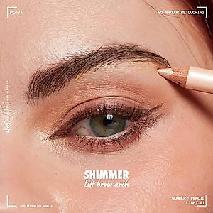 NYX PROFESSIONAL MAKEUP Wonder Pencil, Multi-Use Micro Highlighter & Concealer Stick - Light