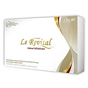Le Revital 98% Concentrated Nano Placenta Extract, Umbilical Extract & Sodium Hyaluronate Anti-Aging Serum from Japan – Skin Rejuvenate Essence - Reduce Wrinkles, Dark Spot + Hydration – Non-greasy