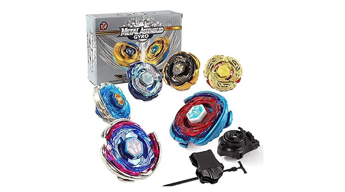 Bey Battling Tops Metal Fusion Starter Set - Exciting Action!