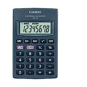 Casio Big Display 8 Digit Calculator Hl4