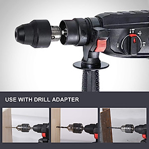 Create idea SDS Plus Drill Chuck 2608572213 Black Compatible With Bosch GBH2-26DFR GBH2-28DFV GBH4-32DFR Hammer Drills Replacement Parts