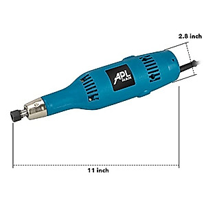 Aplman Die Grinders with AC/DC Switch 1/4" electric die grinder for 2.5 AMP Motor Delivers 25,000 RPM