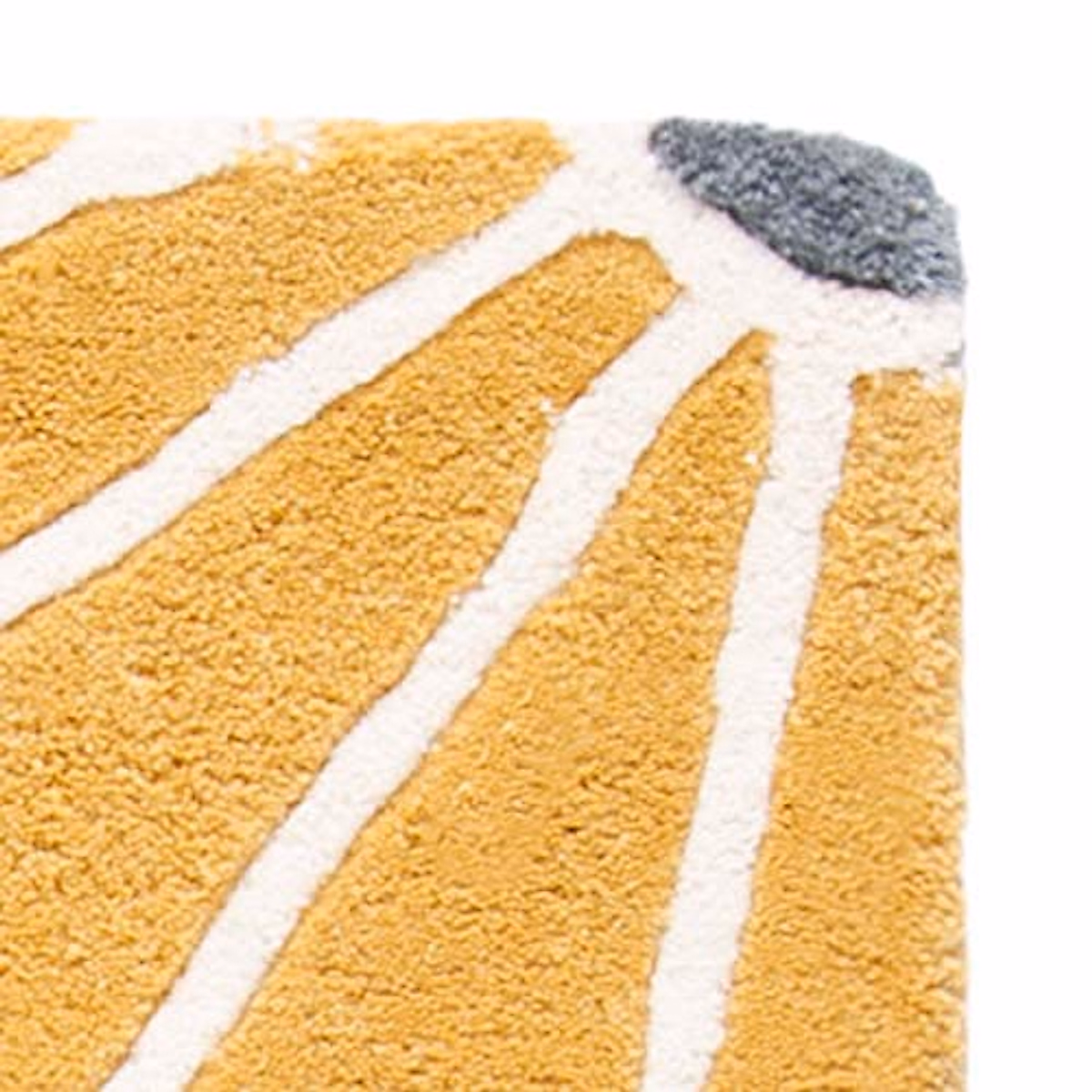 SAFAVIEH Soho Collection 2'6" x 6' Grey / Yellow SOH705A Handmade Premium Wool & Viscose Runner Rug