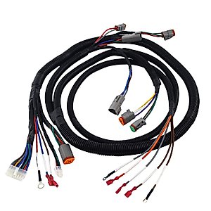 CLUBRALLY Golf Cart Control Wiring Harness for Club Car DS-Black Controller#1510-5201, DS Complete Vehicle Wiring Harnesses,OEM#102196601