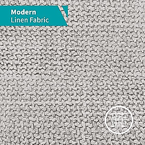 BALUS Beige Modular Sectional Sofa with Ottoman, U Shaped L Shaped Convertible Sectional Couch, Free-Combined Oversized Sectional Sleeper Sofa Furniture Sets for Living Room