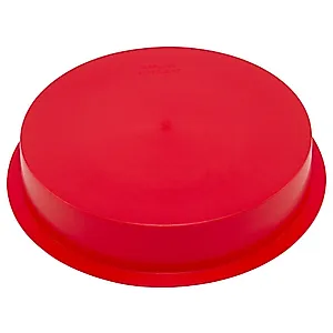 Caplugs Z4061AK1 Plastic Tapered Cap and Plug. T-406, PE-LD, Cap OD 4.134" Plug ID 4.459", Red (Pack of 8)