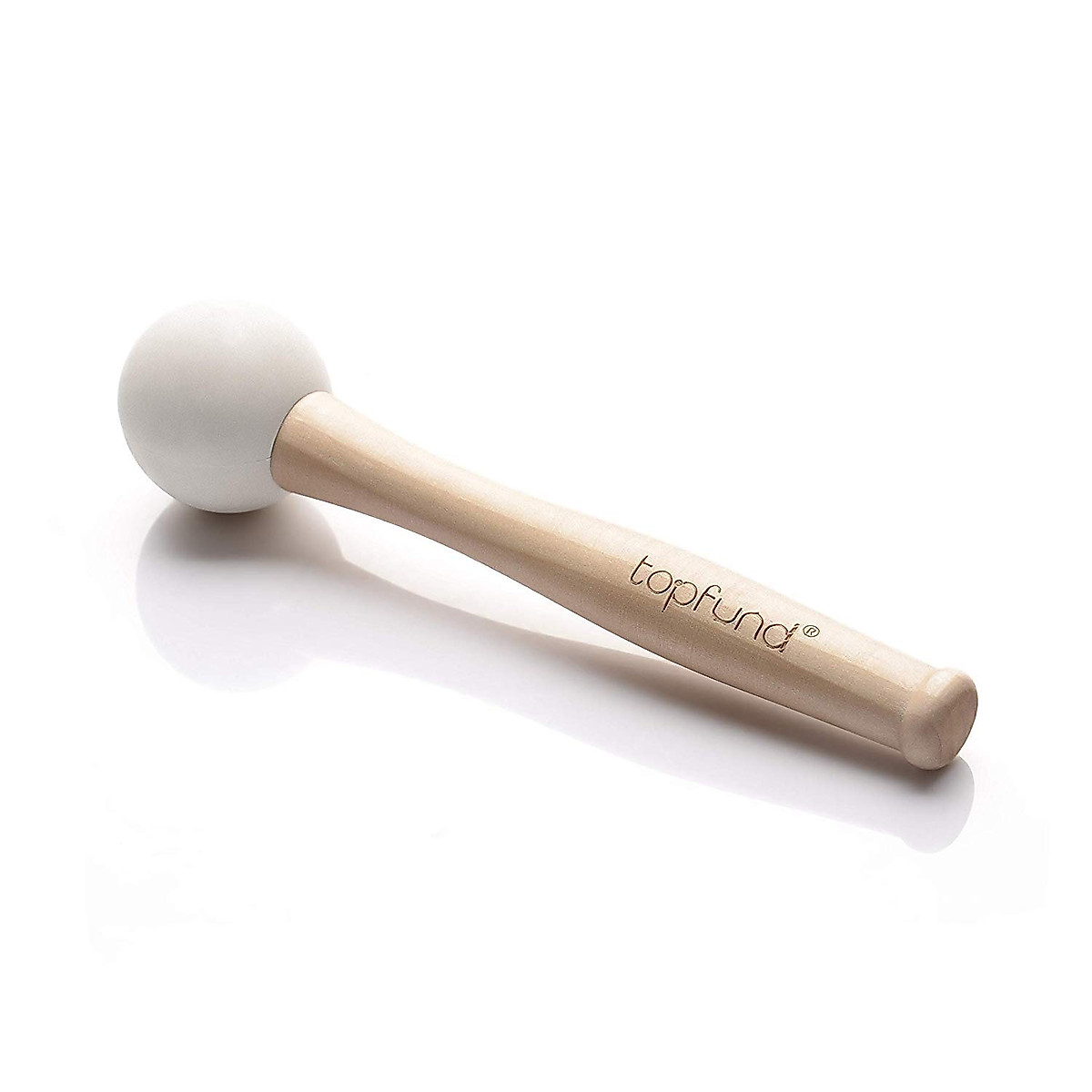 TOPFUND Crystal Singing Bowl Medium Rubber Mallet