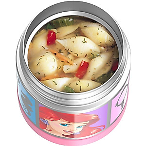 THERMOS FUNTAINER 10 Ounce Stainless Steel Kids Food Jar, Disney Princesses
