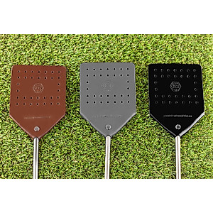 Leather Fly Swatter - Cognac - Pack of 2 - Insect Catcher - Insect Catcher - Insect Catcher - Leather Fly Swatter