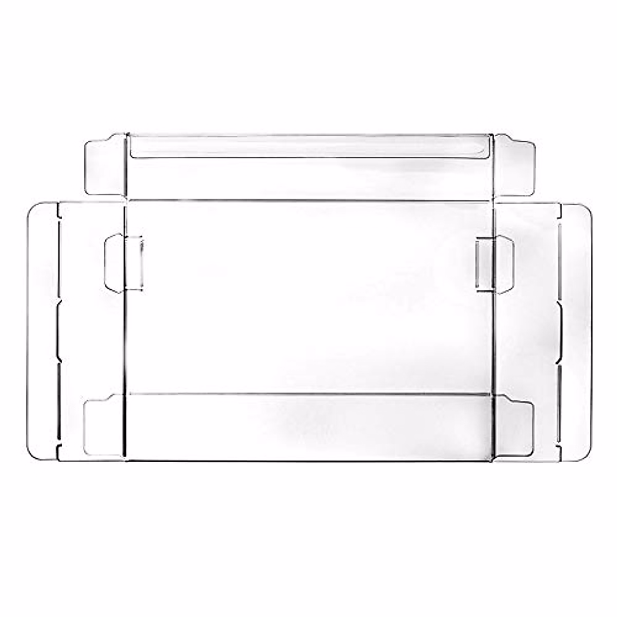 CHILDMORY 10Pcs Clear Protective Box Case Display Sleeve Protector for PlayStation 3 PS3 PS4 Games Cartridge DVD Disc Box