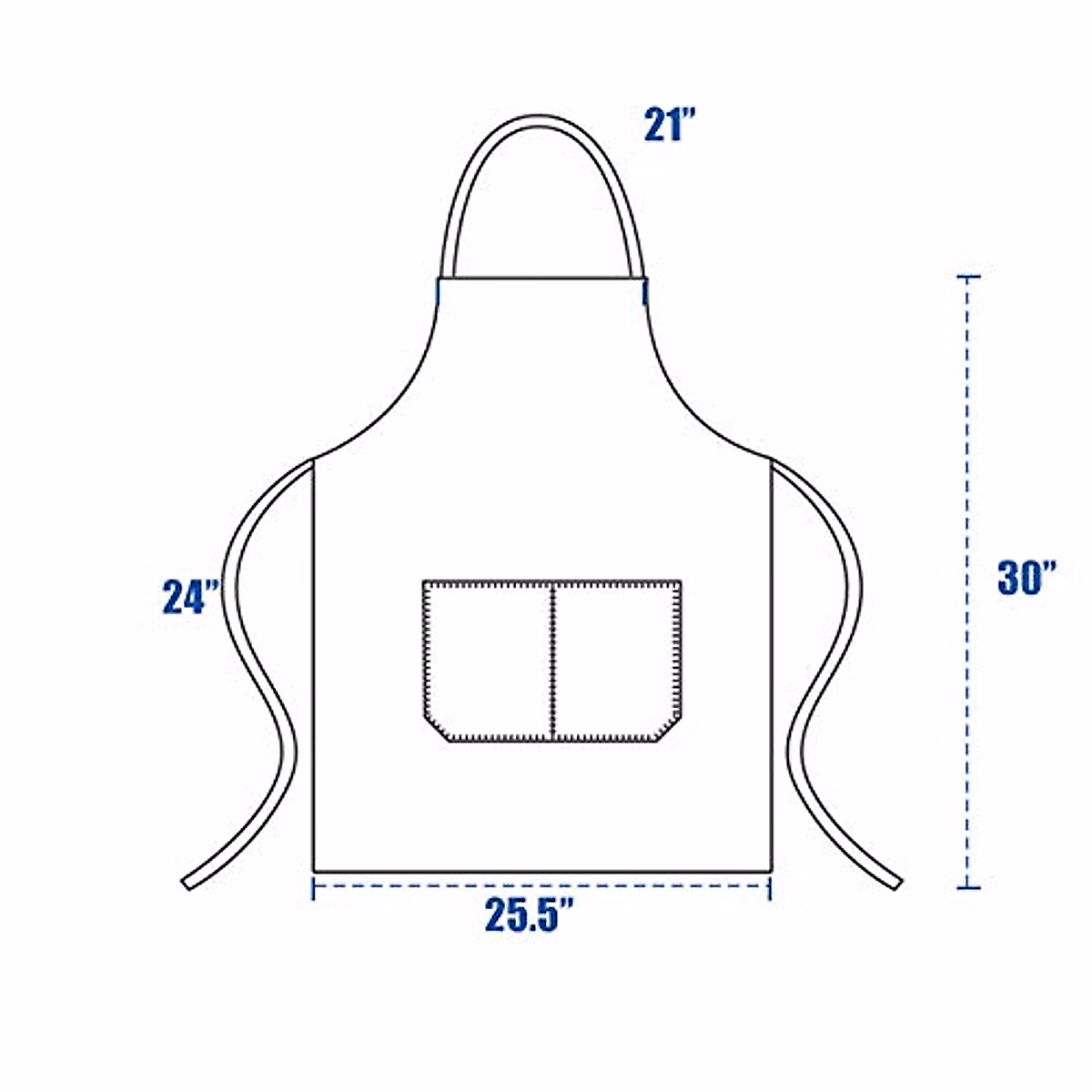 DUSKCOVE 8 PCS Plain Bib Aprons Bulk - Mixed Color Commercial Apron with 2 Pockets for Kitchen Cooking Restaurant BBQ Painting Crafting