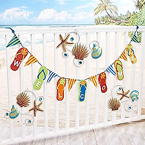 VividLadybug Beach Wall Decor Seashell starfish metal wall decor ocean theme Marine Coast decor suitable for home bathroom coast wall decor Set of 3