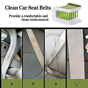 BxuxJar Car Seat Belt Cleaning Brush—Car Washing Tool Double Sided U Type Openable Cleaning Brush,Car Detailing Supplies&Car Cleaning Supplies