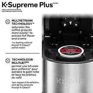 K-Supreme Plus Single Serve K-Cup Pod Coffee Maker
