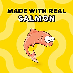 Temptations Creamy Puree with Salmon Lickable, Squeezable Cat Treats, 0.42 Oz Pouches, 16 Count