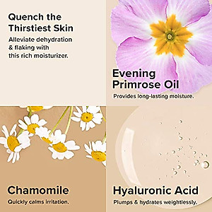 Paula's Choice SKIN RECOVERY Replenishing Facial Moisturizer Cream with Hyaluronic Acid, Soothes Redness & Sensitive Skin Prone to Rosacea & Eczema, Paraben-Free & Fragrance-Free, 2 Fl Oz