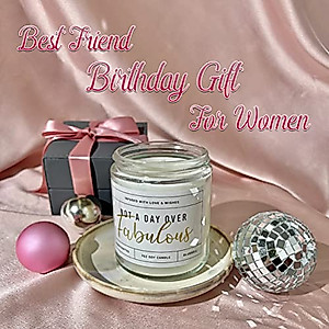 Best Friend Birthday Gifts for Women: Handmade Soy Candles for Home Scented, 7 oz, Bluebell Scent, Gifts for Wife, Mom, Best Friend, BFF, Girlfriend, Sister, Valentine's Day, Mother's Day