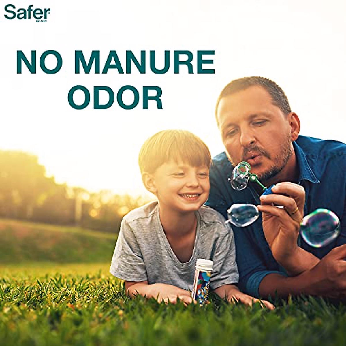 Safer Brand 9335SR Lawn Restore Natural Lawn Fertilizer - Non-Burning Fertilizer - 9-0-2 NPK - Covers up to 5,000 Sq Ft