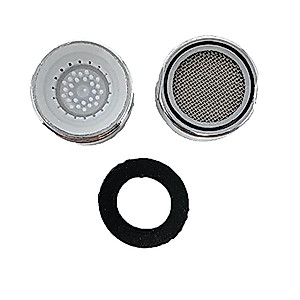 Chromed Surface 8" Two-Handle Tall Stainless Steel Spout Kitchen Faucet 8-inch Center Hole [3015PF] ADA -Does not Contain Lead, Plastic (POM) Body HI Rise SPOUT