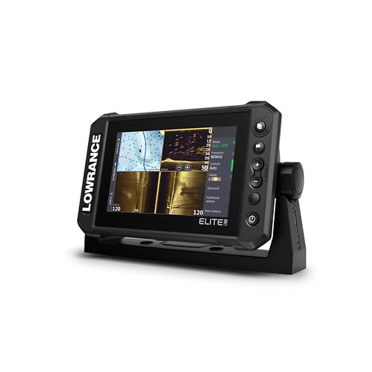 Lowrance Elite FS 7 Fish Finder with Active Imaging 3-in-1 Transducer, Preloaded C-MAP Contour+ Charts