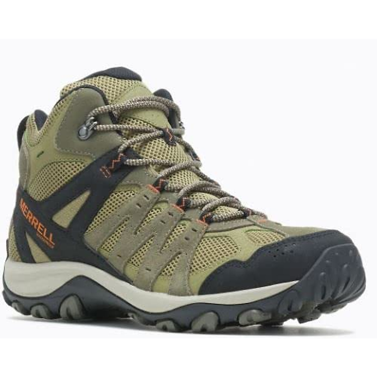 Merrell J135469 Mens Hiking Boots Accentor 3 Mid WP Waterproof Olive/Herb US Size 9