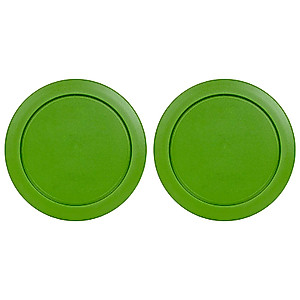 Replacement Lid for Pyrex 5" Storage Plastic Cover 2 Cup Bowl 7200-PC Turqoise (2-Pack)
