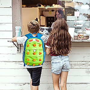 NOHOO Upgraded Kids Dinosaur Backpack Toddler School Bag Boys Travel Bag 14'' Cute Cool Waterproof Boys Backpack for 3-8 Years