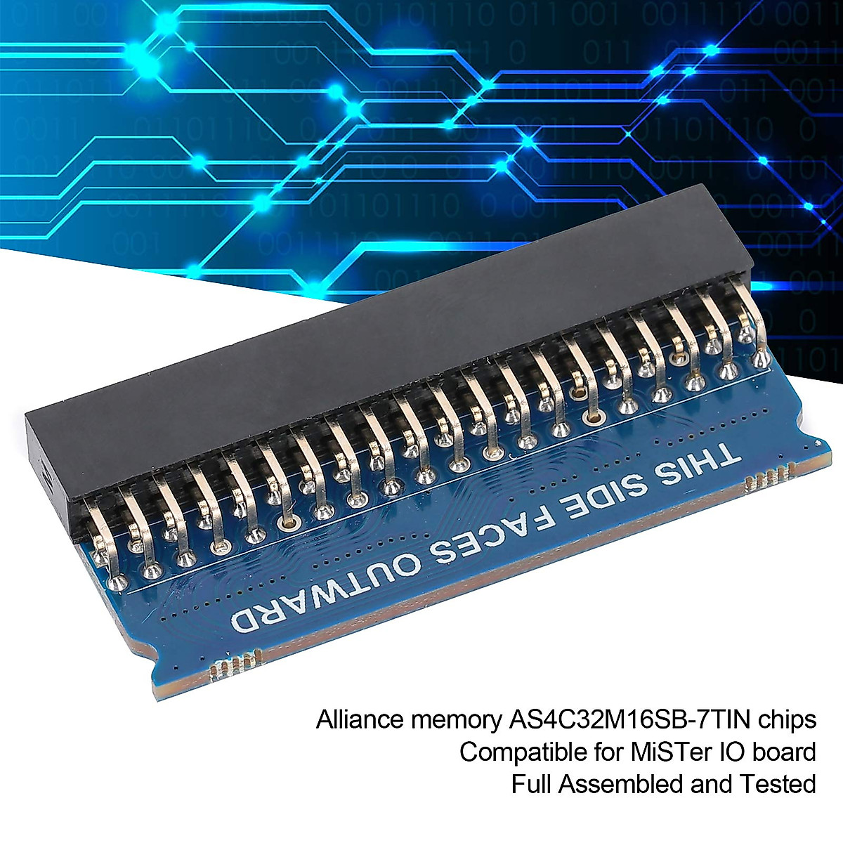 SDRAM Board for Mister FPGA 128MB, Manual Welding Ultra Thin SDRAM XS V2.5 Board Computer Accessories