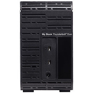 WD 4TB My Book Thunderbolt Duo Desktop RAID External Hard Drive - Thunderbolt - WDBUTV0040JSL-NESN