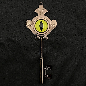 LINLIJIA Pendant Necklace, Necklaces for Women, Beautiful Elegant Necklace Pendant, Owl House Necklace Portal Keys Bronze Plated Metal Pendant for Cartoon Fans Cosplay Party Jewelry Accessories