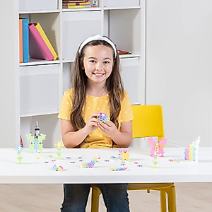 PLUS PLUS – Open Play Set – 150 Piece Pastel Color Mix – Construction Building STEM | STEAM Toy, Interlocking Mini Puzzle Blocks for Kids