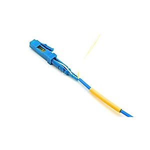 10pcs LC UPC Fiber Optic Quick Connector Fiber Fast Connectors Singlemode 9/125 Fiber for 0.9mm/2.0mm/3.0mm Fiber Cable of Fiber Network