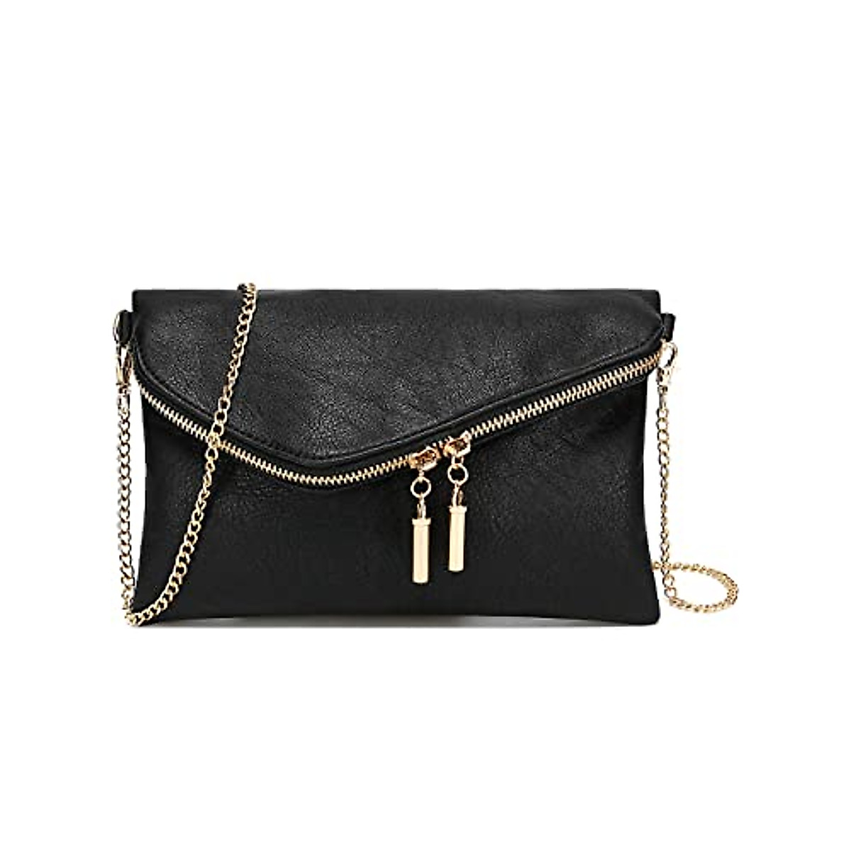 YIKOEE Envelope Clutch Purses for Women Wristlet Evening Clucth with Chain