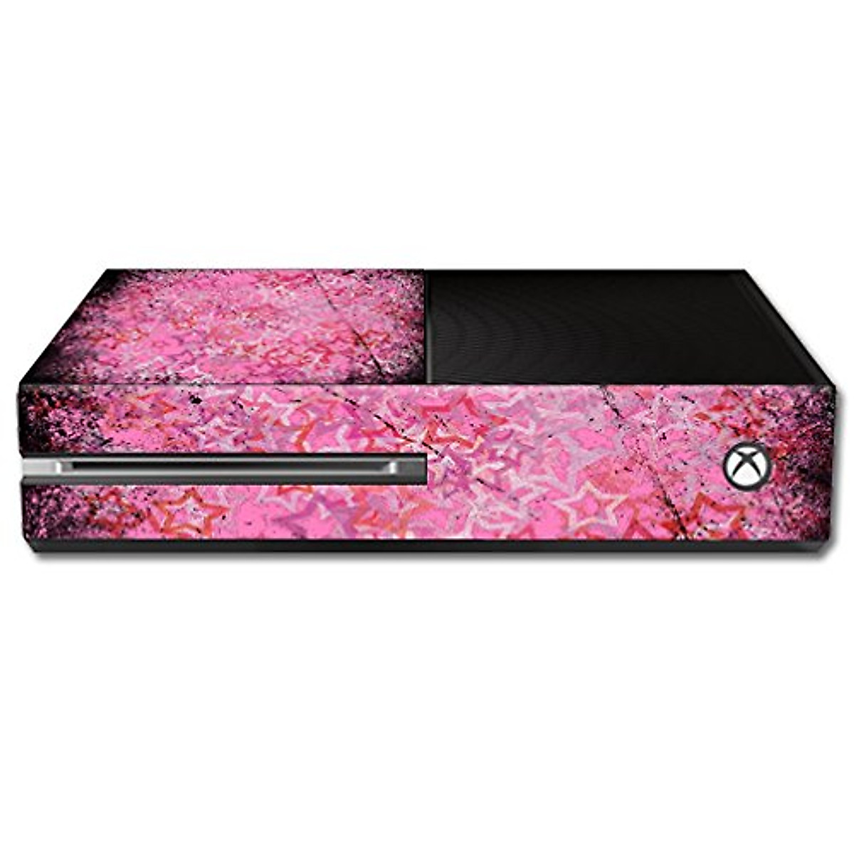 MightySkins Skin Compatible with Microsoft Xbox One Console wrap Sticker Skins Pink Star