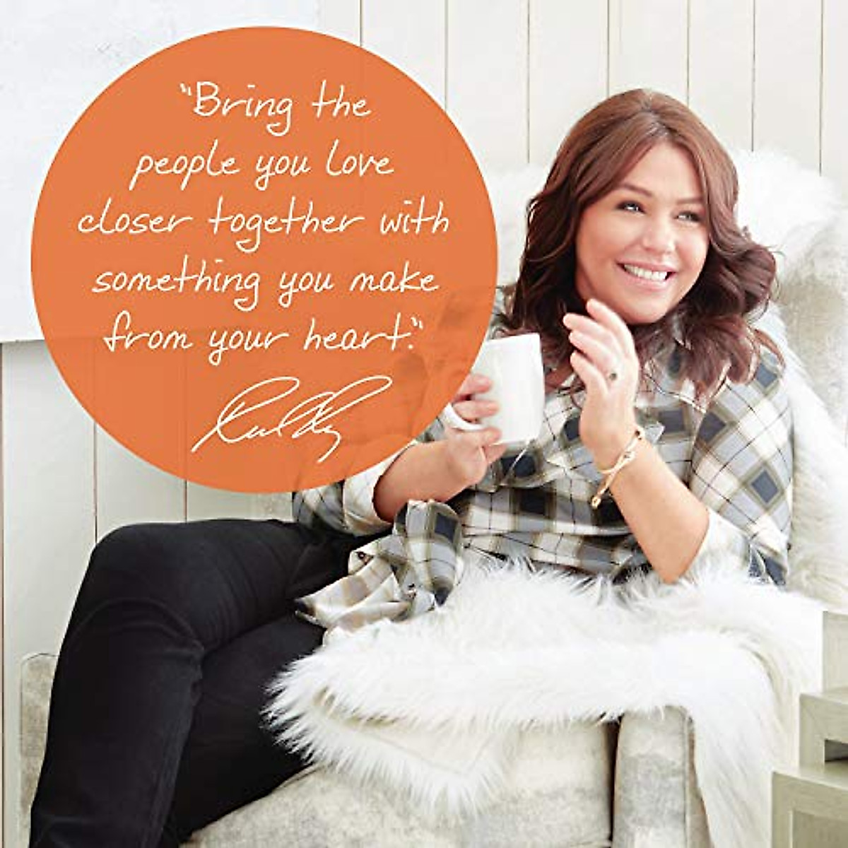 Rachael Ray Yum -o! Nonstick Bakeware Baking Pan / Nonstick Cake Pan, Square - 9 Inch, Gray