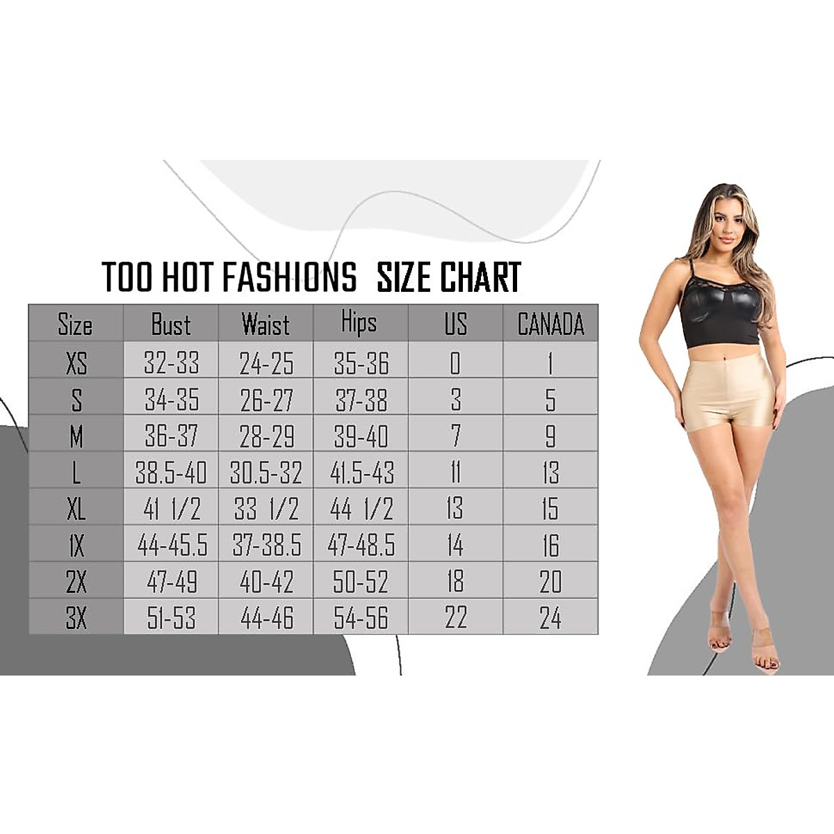 OFENTI Shiny Shorts High Waist Hotpants Stretch Lightweight Comfy Short Length Neon Dance Shorts Wet Look Disco Party Rave Bubble Gum Plus Size 3X