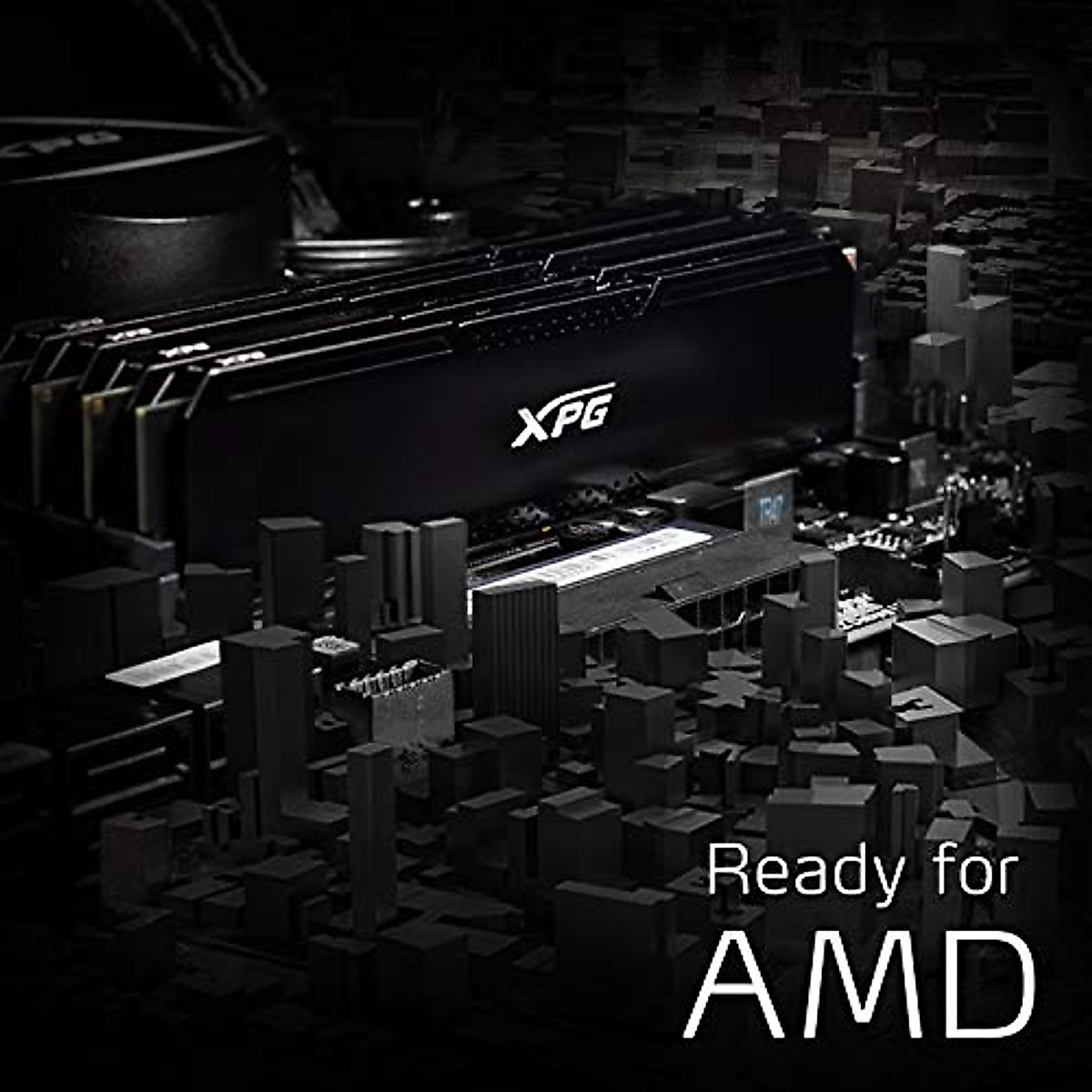 XPG GAMMIX D20 DDR4 3200MHz 16GB (2x8GB) PC4-25600 SDRAM 288-Pins UDIMM Desktop Memory Kit Black (AX4U32008G16A-DCBK20)