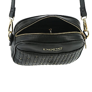 bebe Aliah Camera Crossbody Bag Black