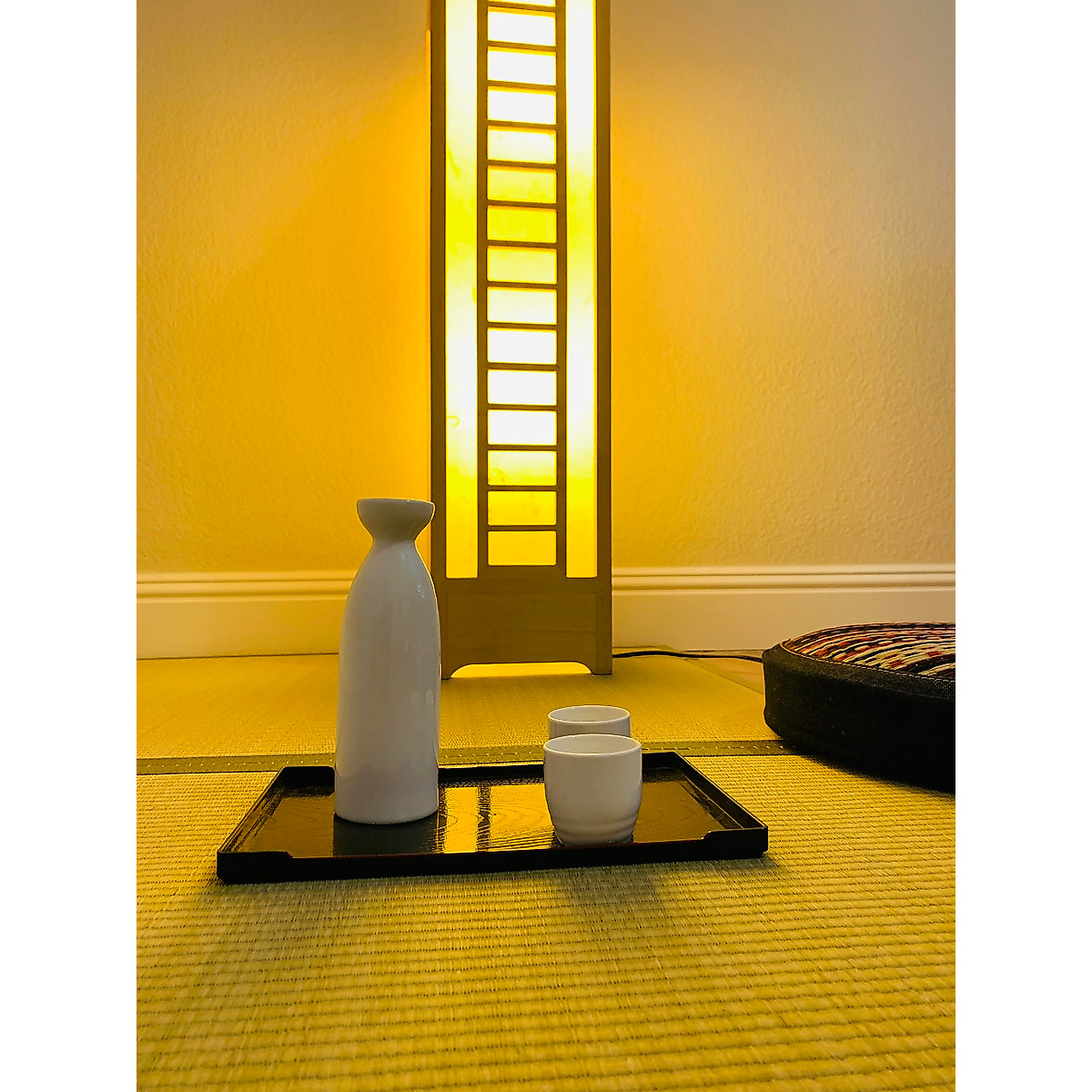 JapanBargain 2724, Sake Cups Set Japanese Porcelain Wine Saki Cup Small Tea Cup Microwave and Dishwasher Safe, White Color, 4 Cups