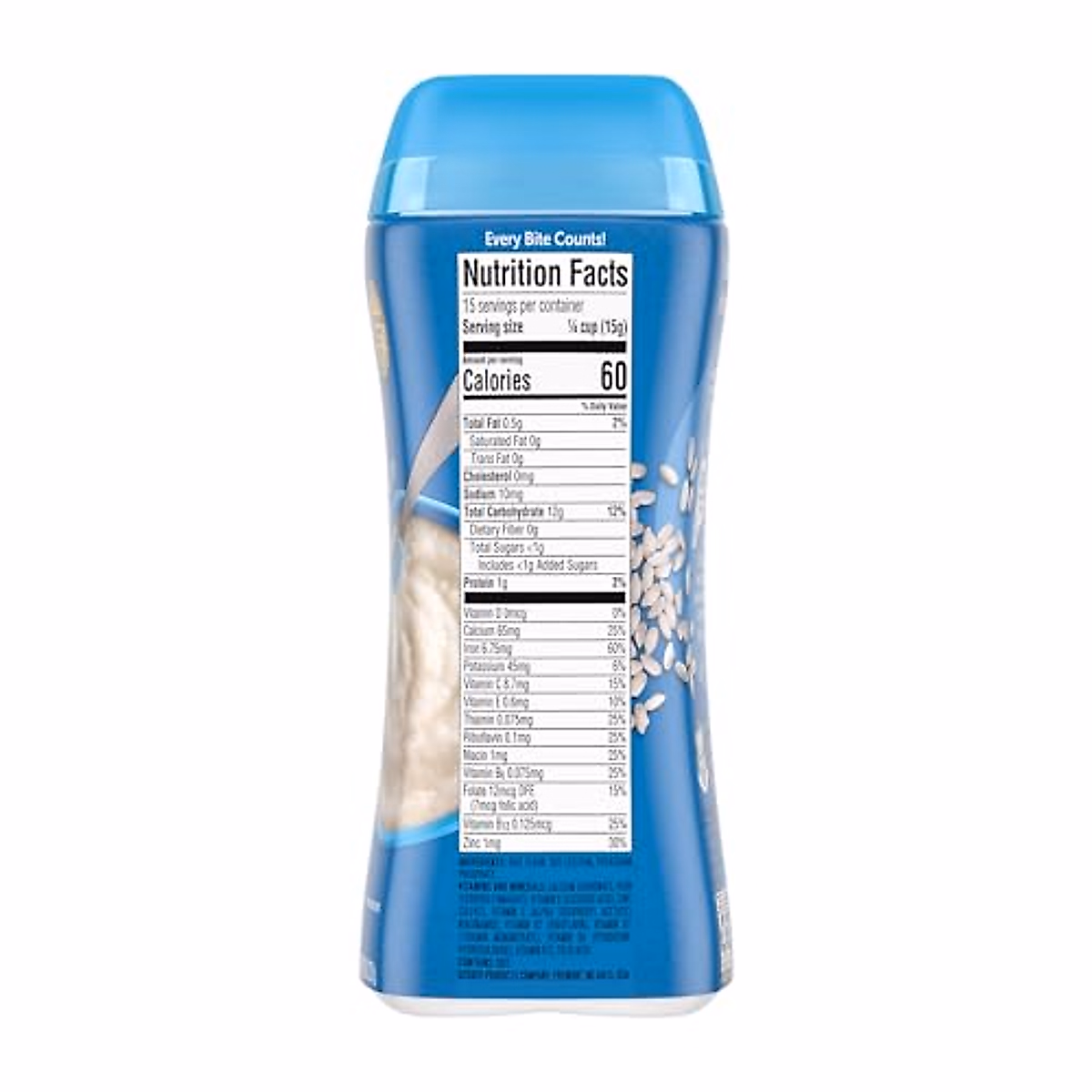 Gerber Baby Cereal, Rice, 8 Ounce