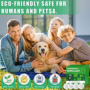 36 Pack Roach Repellent Peppermint Oil to Keep Cockroach Away from House, Powerful Cockroach Repellent, Roach Spider Ant Mouse Repellent for Home Kitchen Office Hotel Garage Car, Safe for Humans