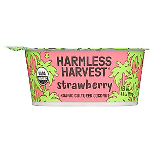 Harmless Harvest Dairy-Free Cup Yogurt - Strawberry, 4oz