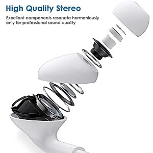 2 Pack-iPhone Earbuds with Lightning Connector(Built-in Microphone & Volume Control) in-Ear Stereo Headphone Headset Compatible with iPhone 12/SE/11/X/8/ipad - All iOS System[Apple MFi Certified]