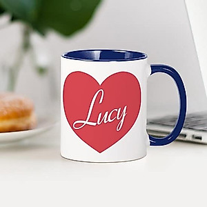 CafePress I Love Lucy Heart Ceramic Coffee Mug, Tea Cup 11 oz