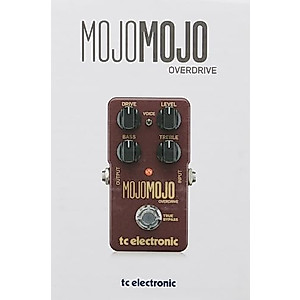 TC Electronic MOJOMOJO OVERDRIVE Exceptional Overdrive Pedal with Extra Headroom, Precise Controls and a Voicing Switch