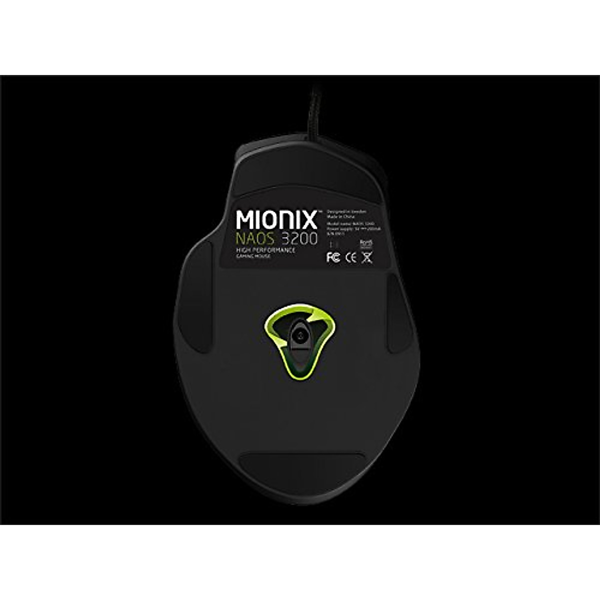 MIONIX NAOS 3200 Multi-Color Ergonomic Optical Gaming Mouse