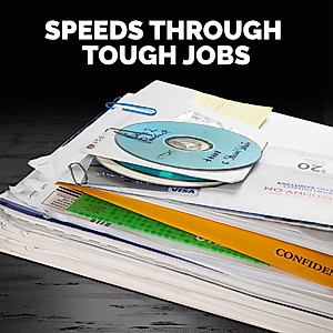 Fellowes LX22M 20 Sheet P-4 Micro-Cut, Heavy Duty Paper Shredder for Office, 100% Jam Proof (Black)